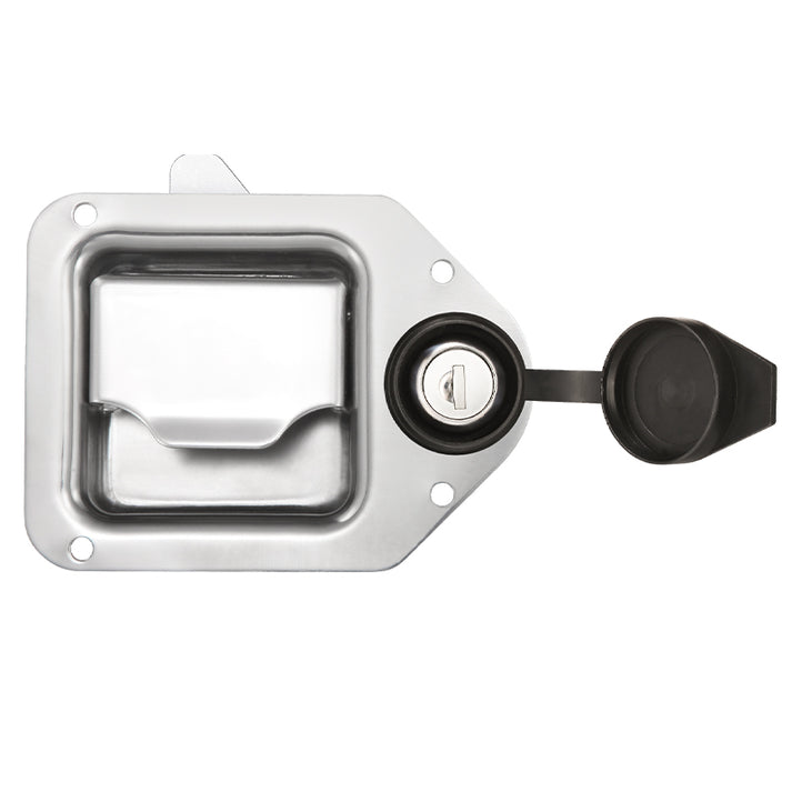 MS848B Truck Tool Box Lock Replacement, Black Standard Flush Mount Pad ...